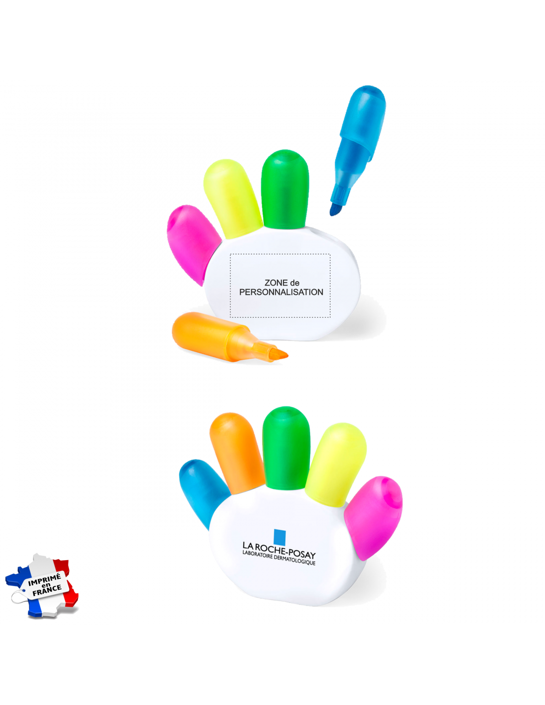 Set de Surligneur 5 couleurs publicitaire - Dinku