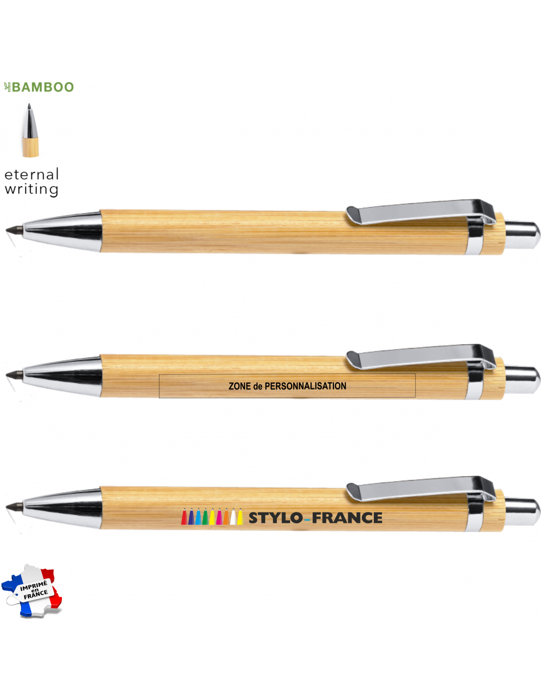 Crayon Eternel corps bambou - Chidex